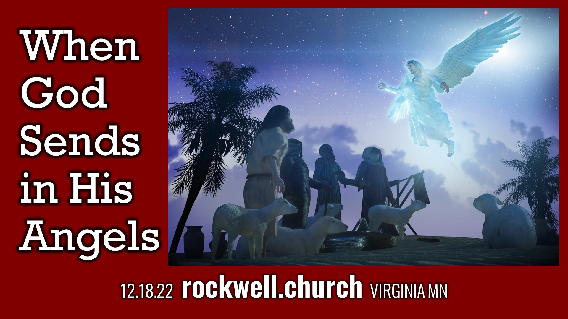 Sermon: When God Sends in His Angels (Luke 2) – Rockwell Church